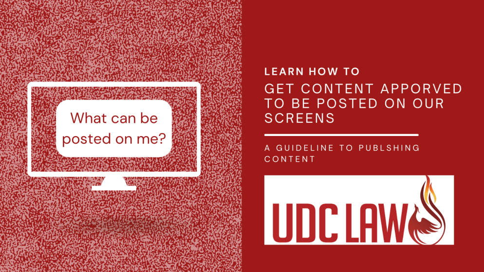 Marketing and Communications – UDC David A. Clarke School of Law