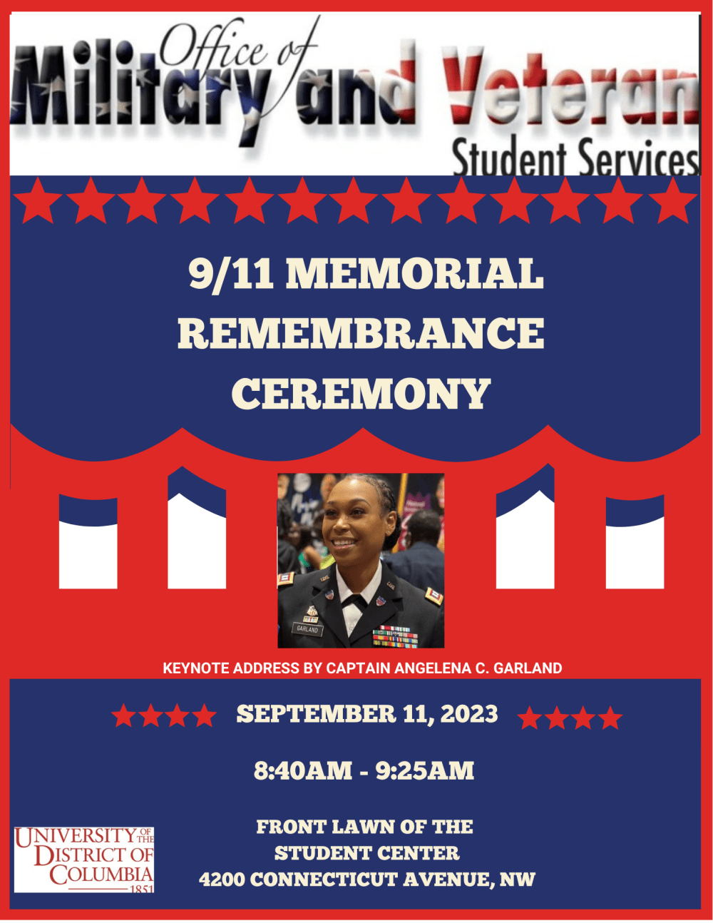 9/11 Memorial - UDC David A. Clarke School of Law