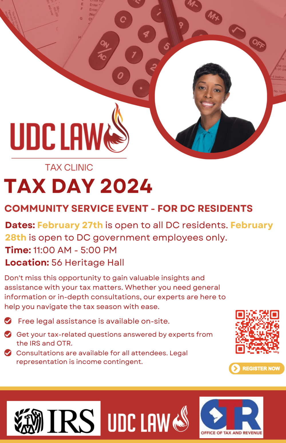 Tax Day 2024: Community Service Event for DC residents - UDC David A ...